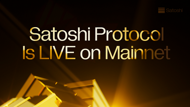 Satoshi Protocol Is LIVE on Mainnet — Referral Program and Next Steps